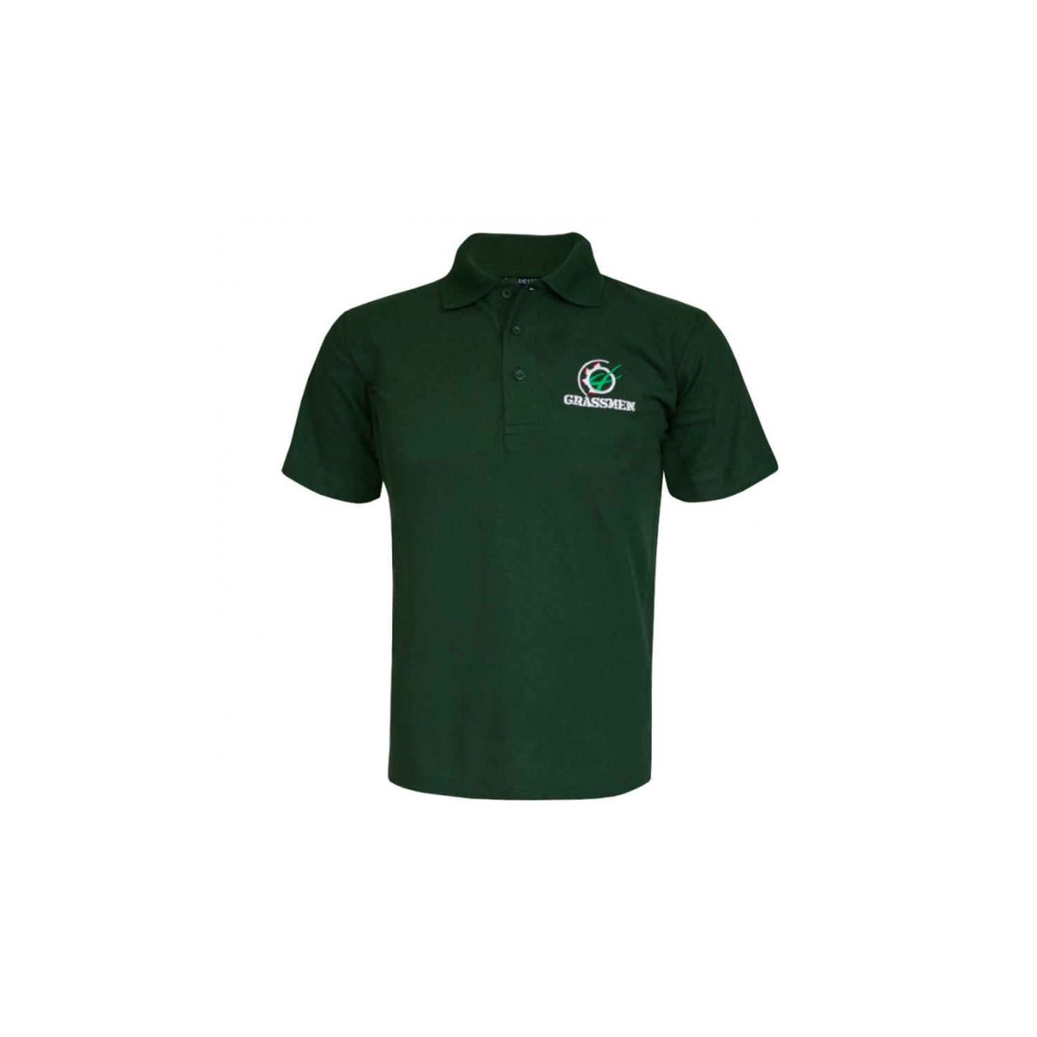 Buy Grassmen Adults Polo Shirt in Green from Fane Valley Stores ...