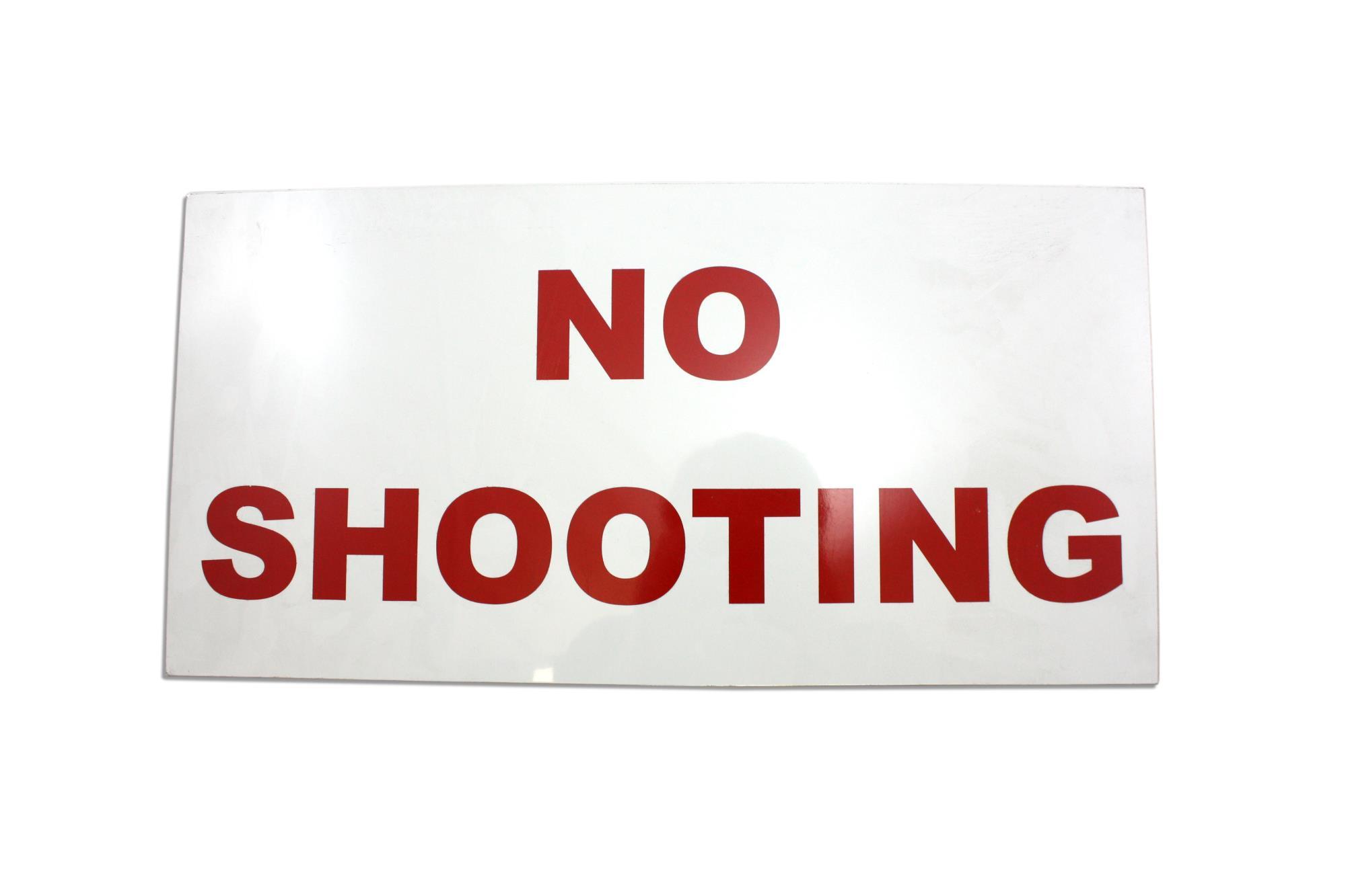 Buy Sign No Shooting from Fane Valley Stores Agricultural Supplies