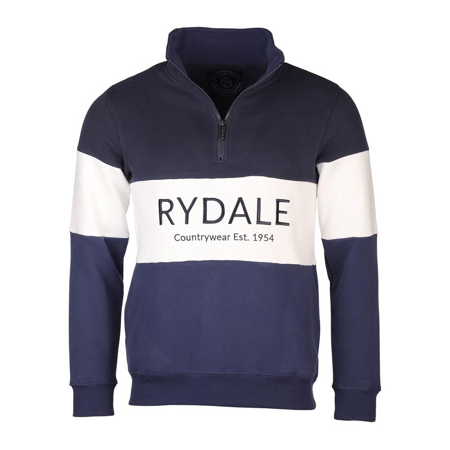 Buy Rydale Byland Mens Sweatshirt Logo Navy/White/Denim from Fane ...