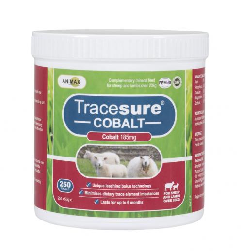 Buy Animax Tracesure Cobalt Sheep Bolus 250 Pack from Fane Valley ...