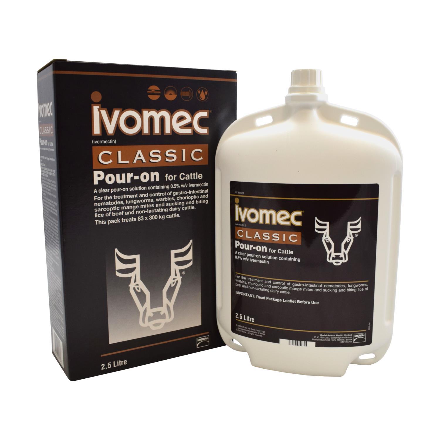 Buy Ivomec Classic Pour On for Cattle 2.5L from Fane Valley Stores ...