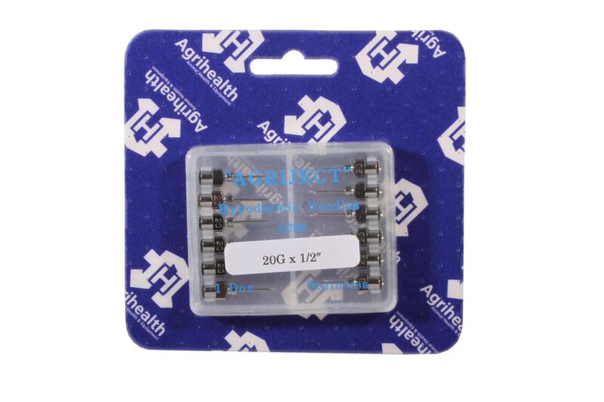 Buy Agriject Luer Needles Pack of 12 from Fane Valley Stores ...