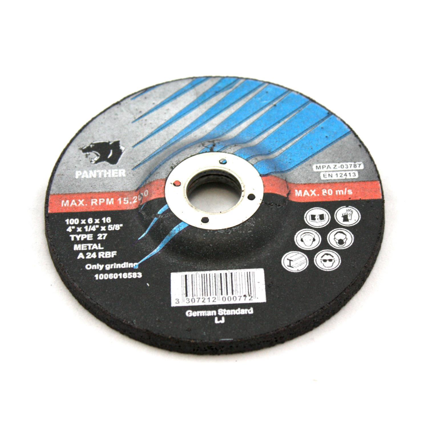 Buy Panther Metal Grinding Disc 100mm X 20mm From Fane Valley Stores buy-panther-metal-grinding-disc-100mm-x-20mm-from-fane-valley-stores