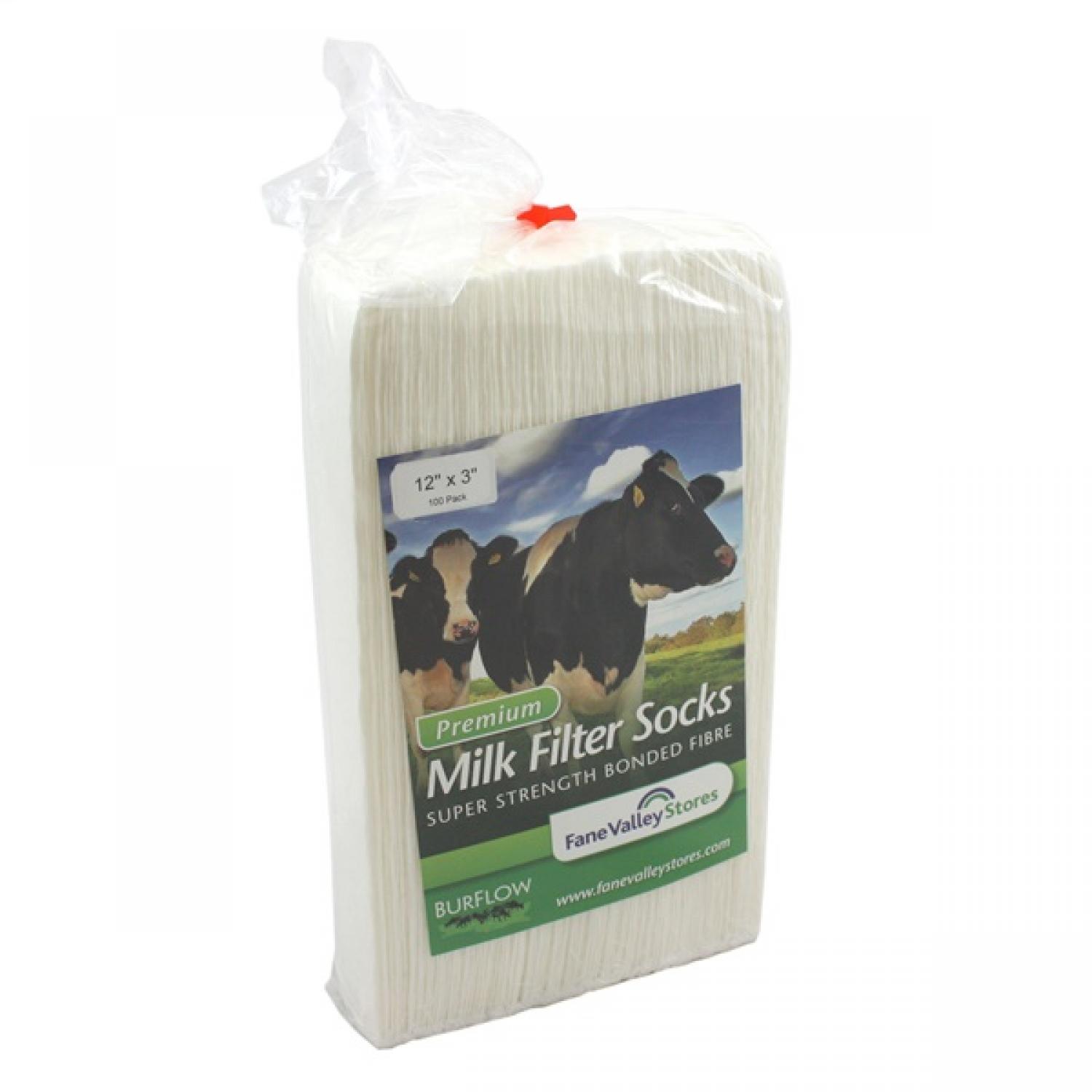 Buy Burflow Fane Valley Premium Milk Filter Socks 12 x 3 100 Socks from ...