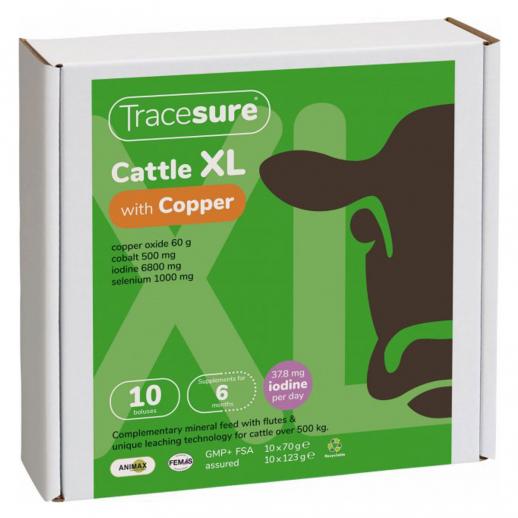 Buy Animax Tracesure Cattle XL with Copper Bolus - 10 Pack 10 Pack from ...