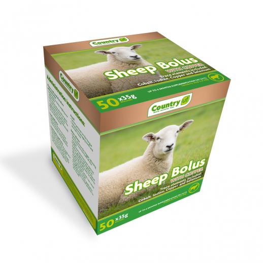 Buy Country Sheep Bolus with Copper 50 Pack from Fane Valley Stores ...