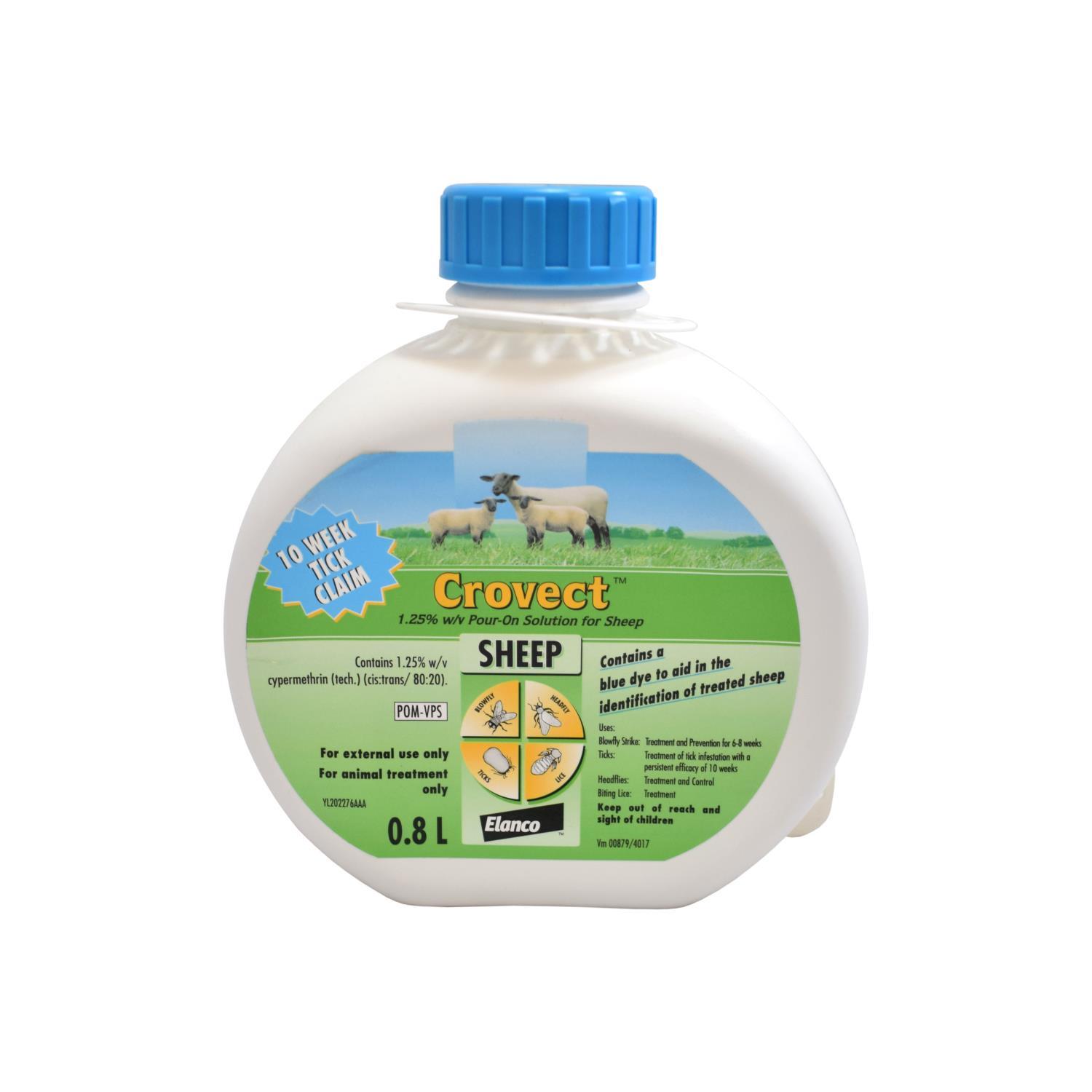 Buy Crovect Pour On for Sheep 0.8L from Fane Valley Stores Agricultural ...