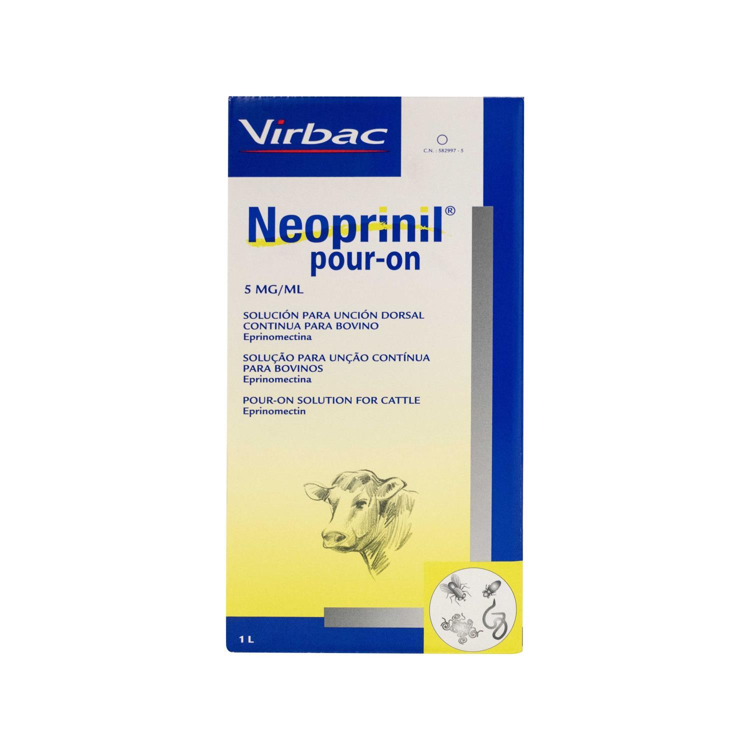 Buy Neoprinil Pour On 1L from Fane Valley Stores Agricultural Supplies