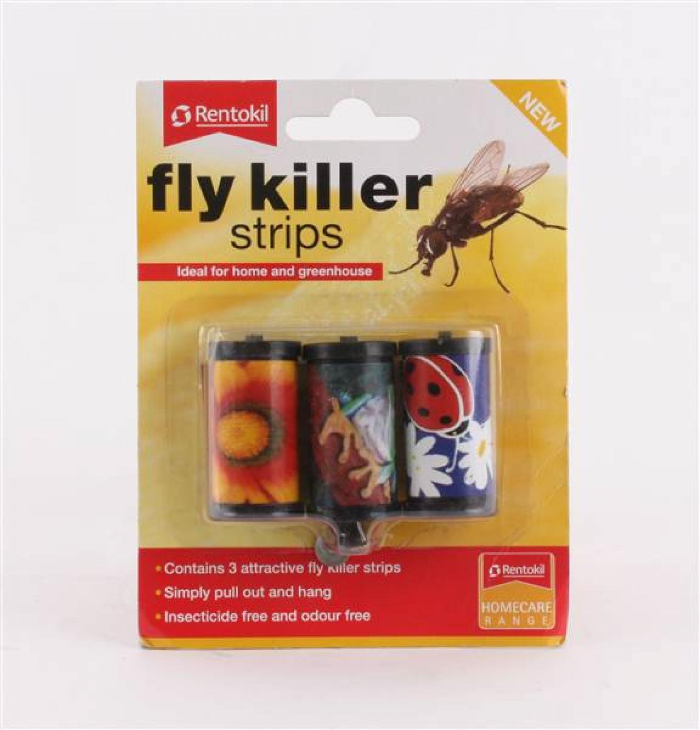 Buy Rentokil Fly Killer Strips Pack of 3 from Fane Valley Stores ...