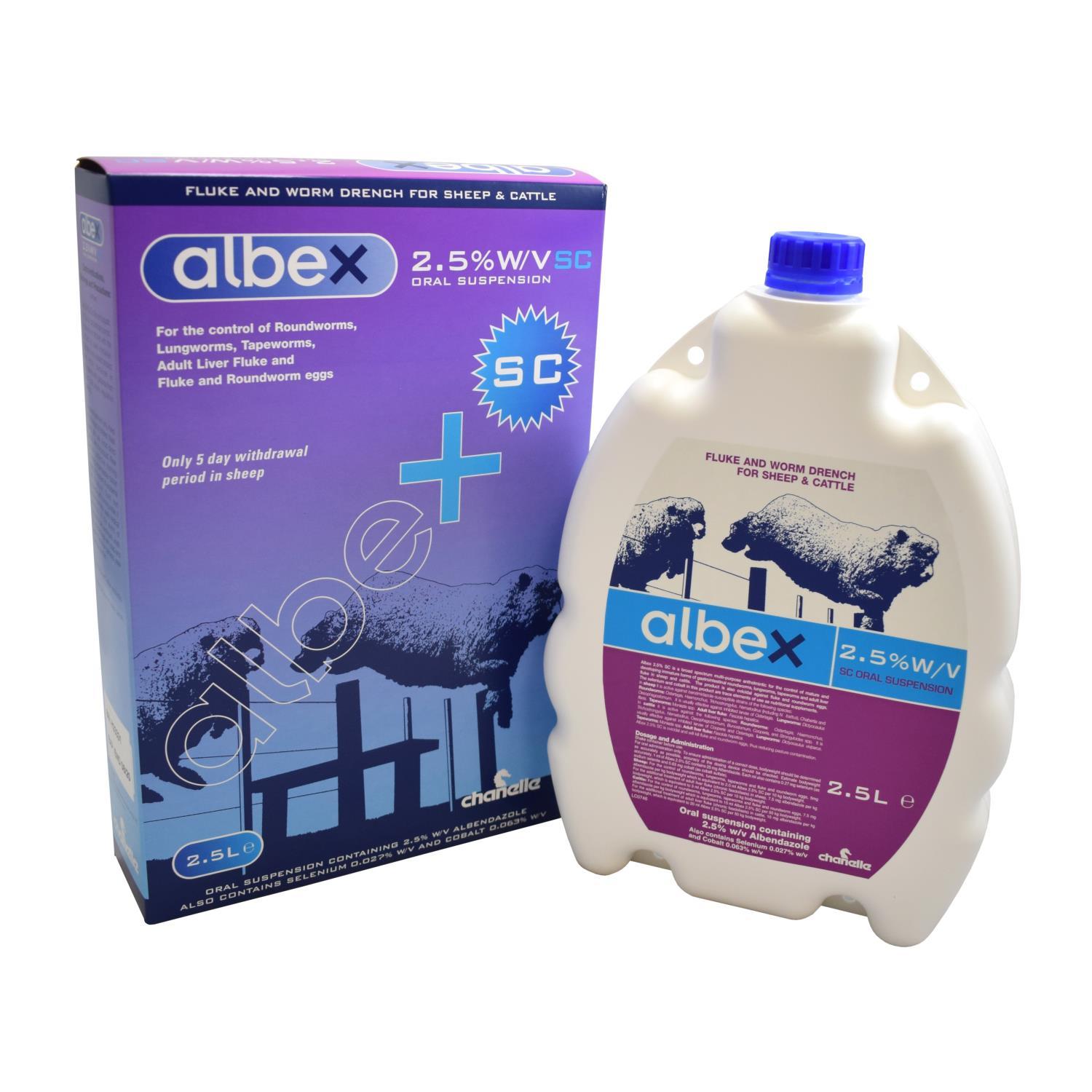 Buy Albex 2.5% Sheep 2.5L from Fane Valley Stores Agricultural Supplies