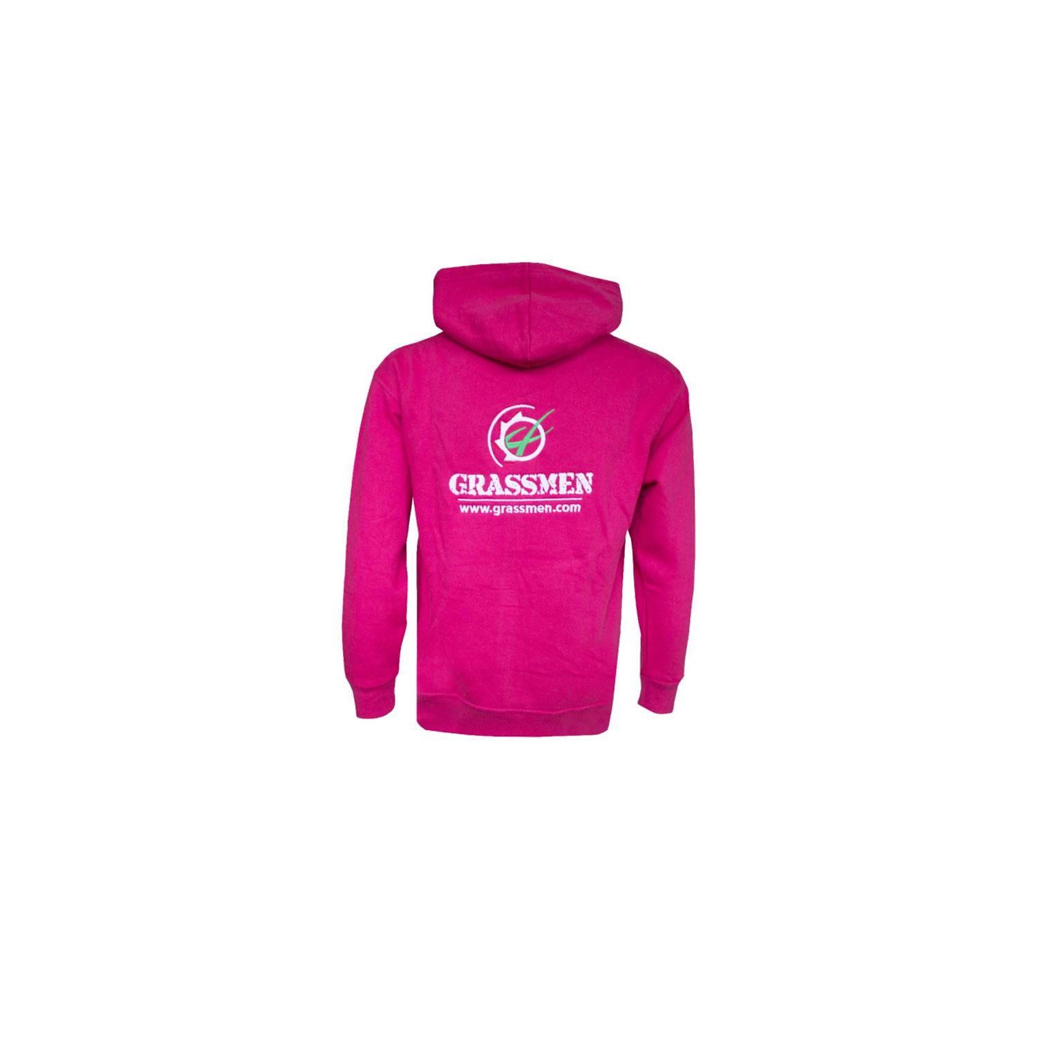 Buy Grassmen Adults Hoodie in Pink from Fane Valley Stores Agricultural ...
