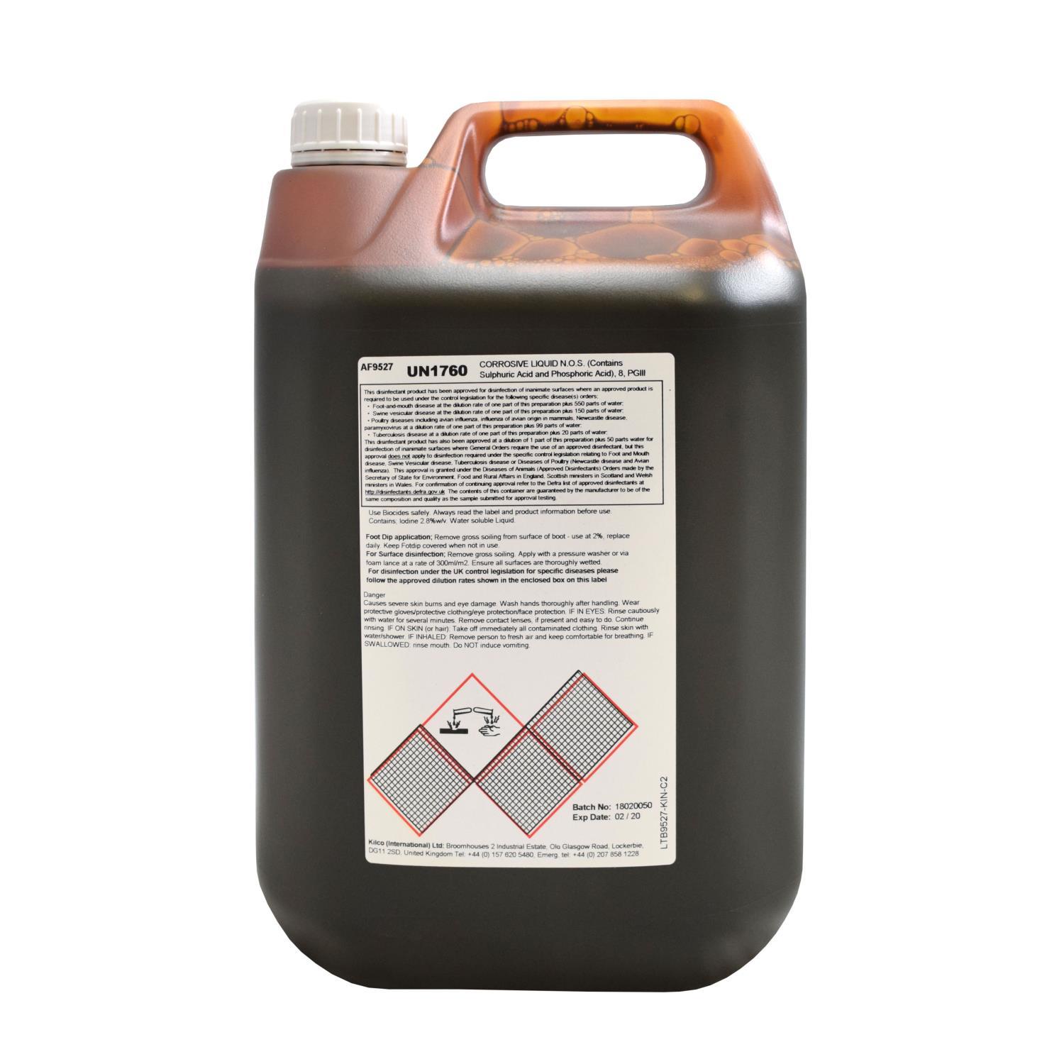 Buy Kilco Virophor 2.8% 5L from Fane Valley Stores Agricultural Supplies