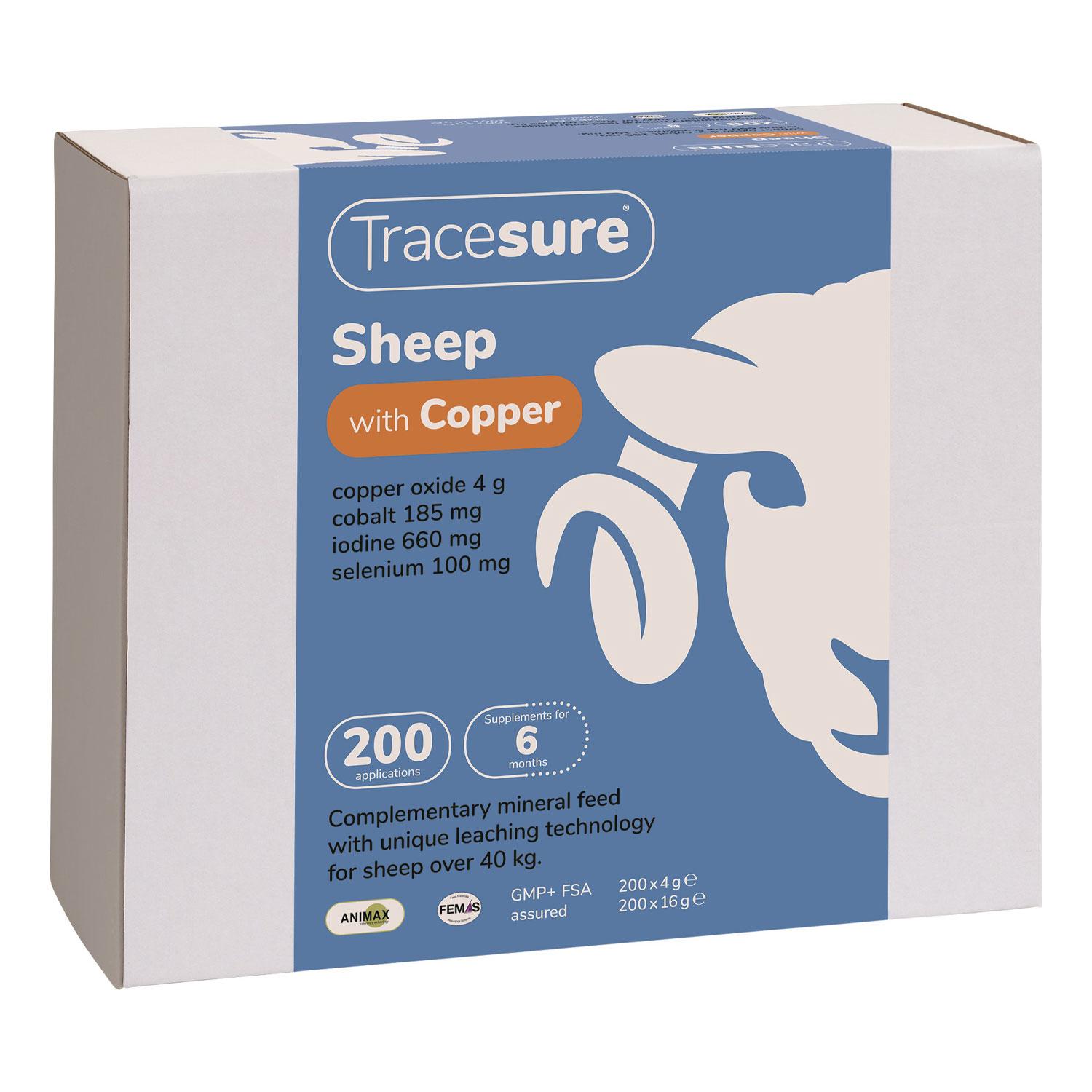Buy Animax Tracesure Sheep with Copper 200 Pack from Fane Valley Stores ...