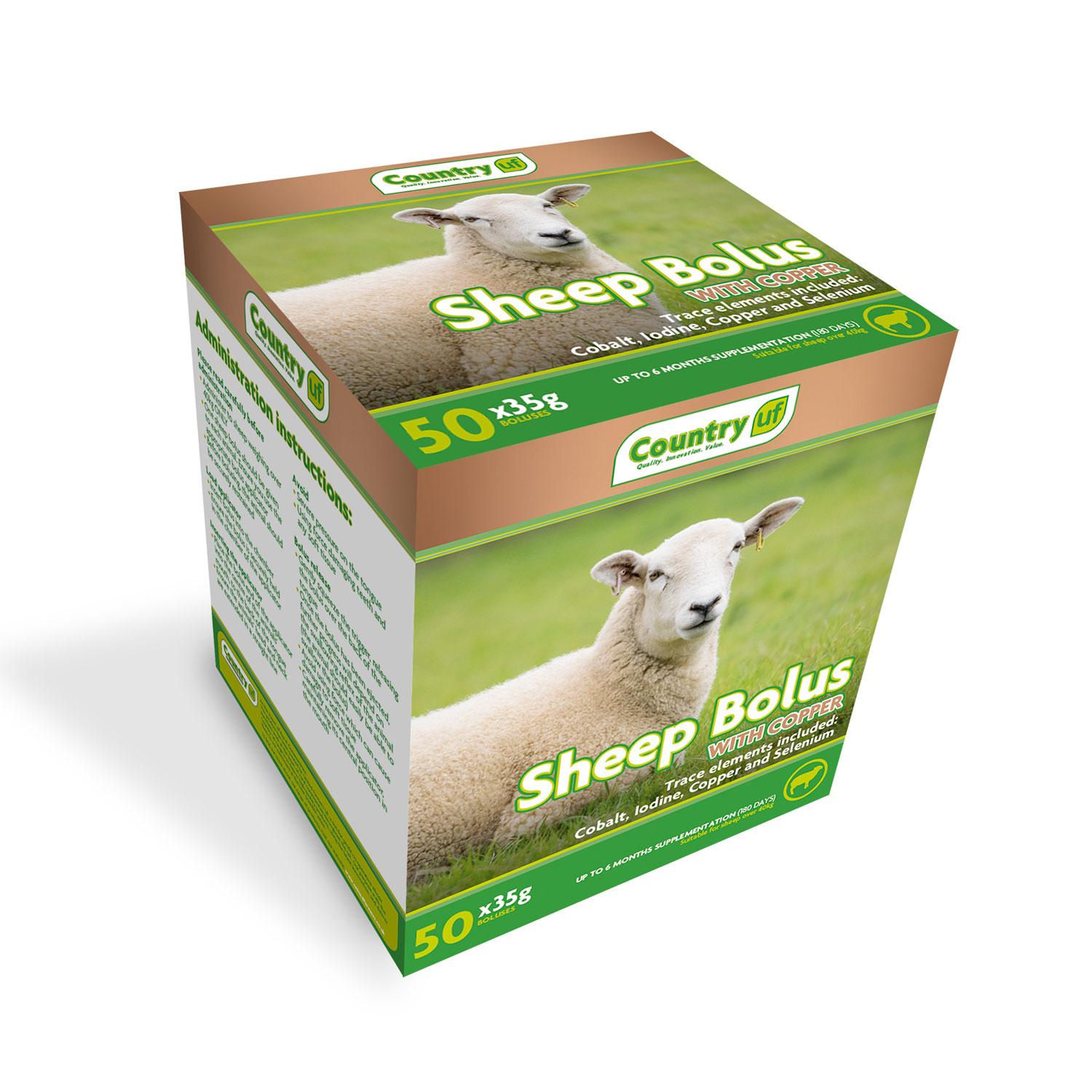 Buy Country Sheep Bolus with Copper 50 Pack from Fane Valley Stores ...